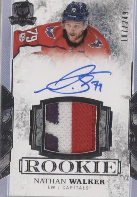 2017-18 Upper Deck The Cup - Rookie Patch Autograph Nathan Walker #112 ...