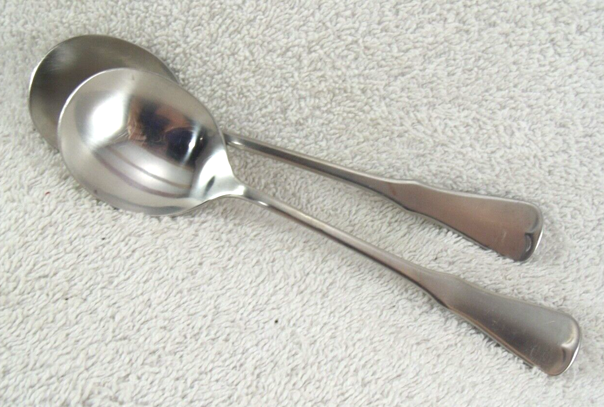 Patrick Henry Round Gumbo Soup Spoon Lot of 2 Oneida Community ...