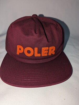 Poler Camp Vibes Flat-Bill Snapback "I'm With Poler" New | eBay