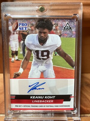 Keanu Koht 2022 Leaf Pro Set Auto - #PSA-KK1 Alabama Crimson Tide | eBay