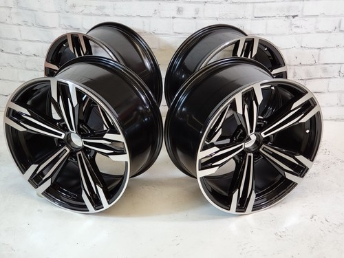 20” Wheels Rims Fit BMW 3 4 5 Series 5x120 Black Machined Set of 4 | eBay