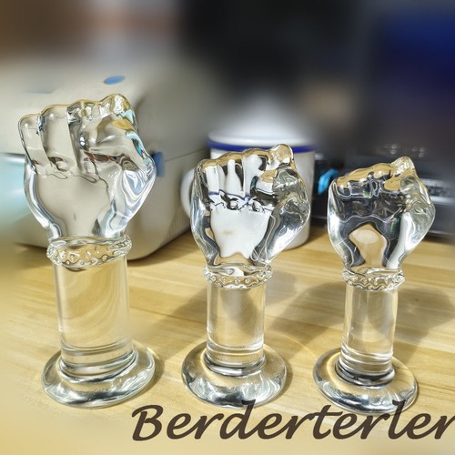 Large Arm Fist Crystal Glass Anal Dildo Bead Vagina Ball Big Butt Plug ...