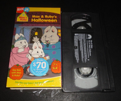 Max & Ruby : Max & Ruby's Halloween (VHS, 2005) Nick Jr. Rare Kids OOP ...