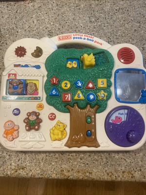 VTech Little Smart PEEK-A-BOO Park Kid's A-Z Musical Talking Tree ...
