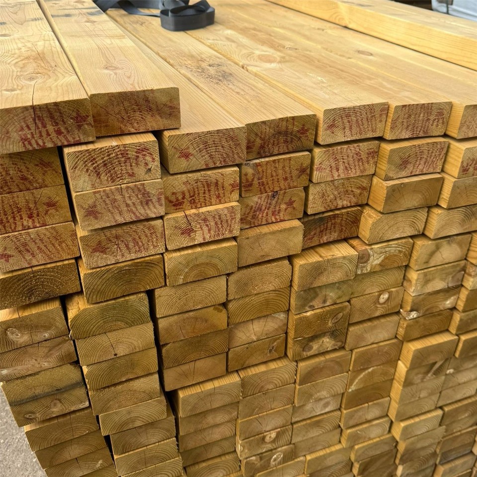 4x2" CLS Treated Smooth Timber Exterior Use Framing/Pergola/Gazebo ...