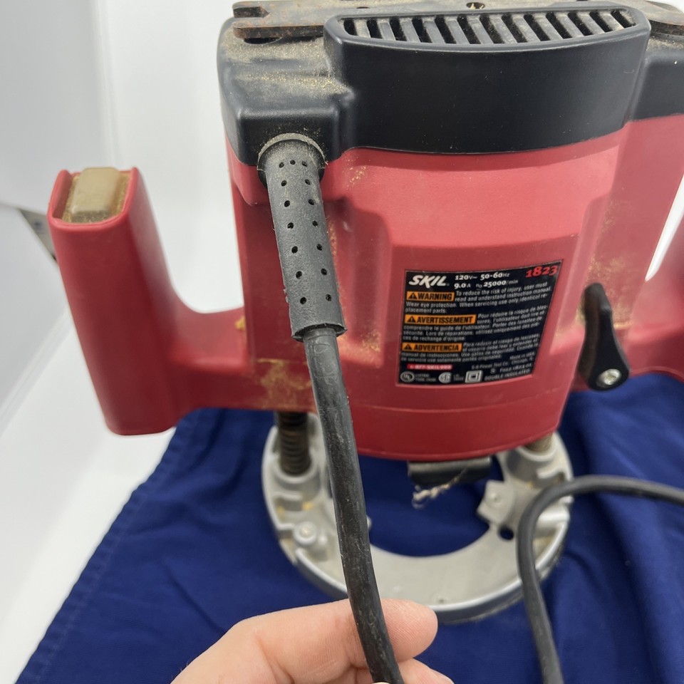 Skil Model 1823 Plunge Router - 9A 25,000 RPM 1¾HP - Working! | eBay