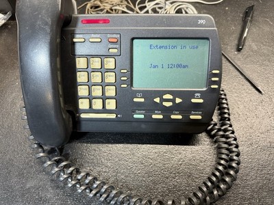 Nortel Astra Pt390 390 Charcoal Black Desk Phone Analog | eBay