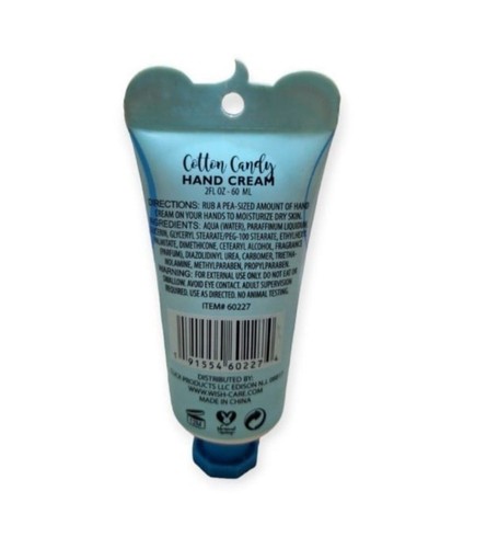 Wish Cotton Candy Hand Cream W/ Keychain Clip - 2 Fl Oz - NEW | eBay
