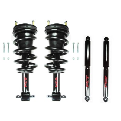 FCS Front Struts and Springs Rear Shocks Kit For Chevy GMC Silverado ...