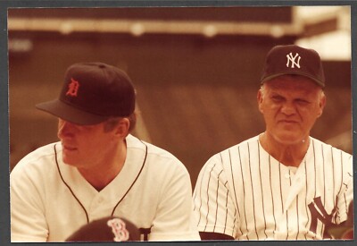 1983 ASG Jim Bunning & Bill Moose Skowron 5-7/8 x 4 ORIGINAL SNAPSHOT ...