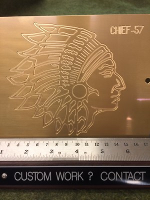 Engraving - 1 Brass Engraver Plates Templates