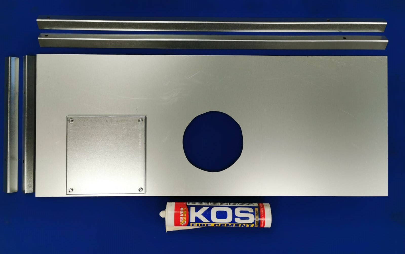 Stove register plate, steel chimney closure board stove wood burner ...