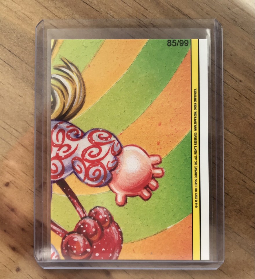 Garbage Pail Kids Spacin Jason Galaxy Blue 85/99 Friday 13th NES VGA ...