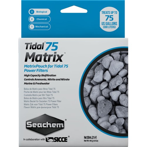 SEACHEM TIDAL 75 MATRIX 350 ML FILTER MEDIA to CONTROL AMMONIA | eBay
