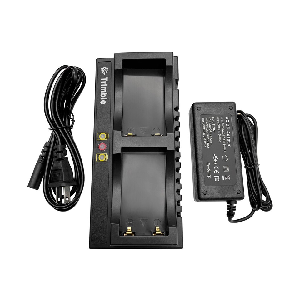 Trimble Dual Charger For Trimble 5700/5800/R8/R7/R6 GNSS GPS 54344 ...