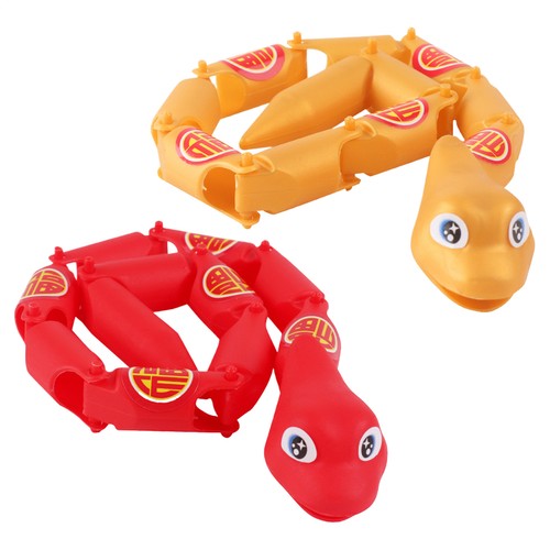 Twisted Jointed Snake Toy Nostalgic Plastic Funny Joint Snake Prank Toy ...