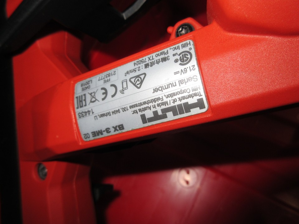 Hilti BX3 02 Battery Actuated Fastening Nail Gun, 4.0 Battery, w ...