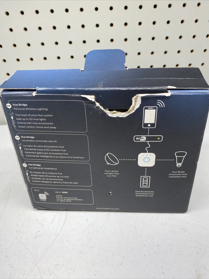 Philips Hue Bridge Lighting Hub In OG Box 3241312018A b-x | eBay