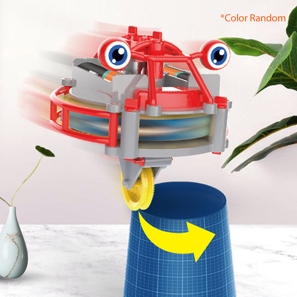 Tumbler Unicycle Robot Electric Toy Luminous Educational Tightrope ...