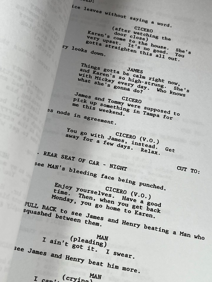 GoodFellas Script Signed- Autograph Reprints- Robert De Niro ...