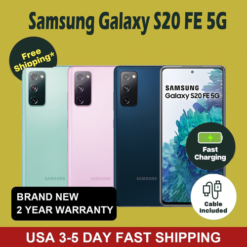 NEW Samsung Galaxy S20 FE 5G SM-G781U 128GB Fully Unlocked GSM+CDMA All ...