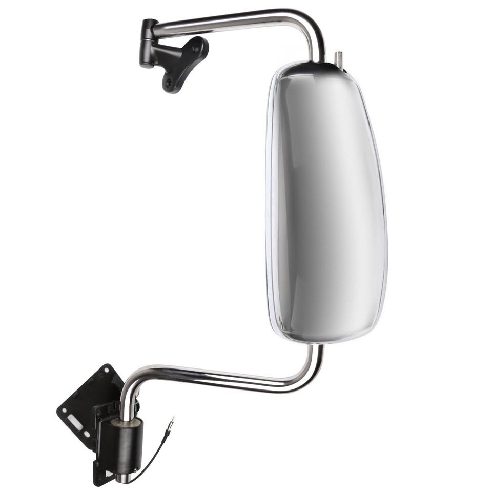 Pair Chrome Door Mirror For 97-10 International 9200 9400I 9900I 5900 ...