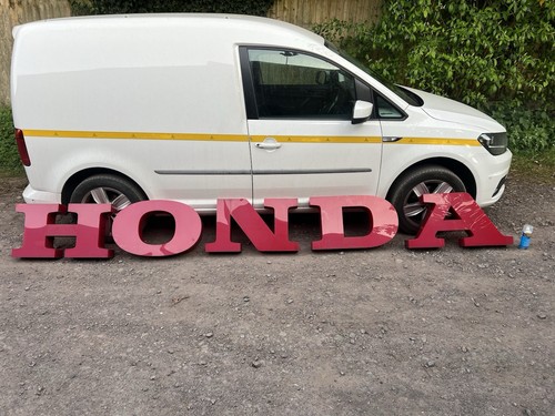 MAN CAVE - RARE LARGE HONDA DEALER SIGN MEMORABILIA Barn Find | eBay UK