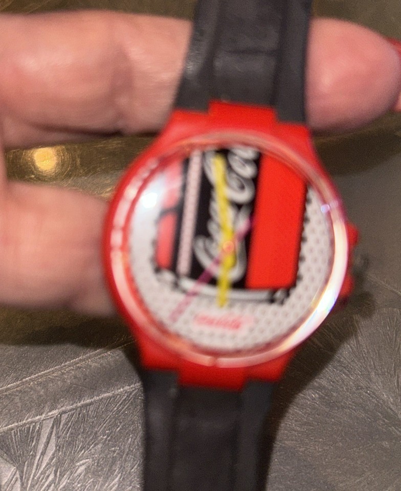 Coca-Cola x Swatch Pop Art Lichtenstein Ladies Watch – Swiss RARE NEEDS ...