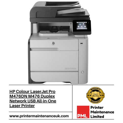 HP Colour LaserJet Pro M476DN M476 Duplex Network USB All-in-One Laser ...