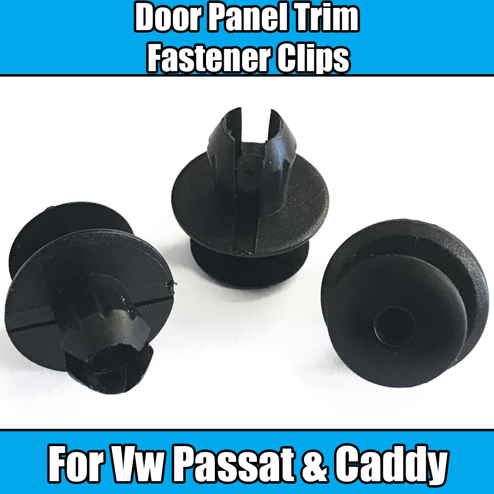 100x Clips For VW Caddy Trim Panel Lining Fixings Fastener Black ...