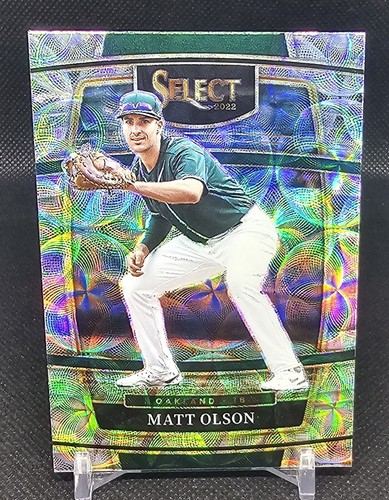 Matt Olson 2022 Panini Select Baseball Card Scope Prizm #32 Oakland ...