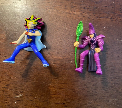 Vintage Yu-Gi-Oh Takahashi PVC Mini Figures Yugi and Dark Magician | eBay