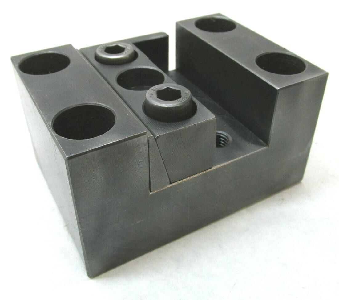 OKUMA 1" I.D. FACING BOLT-ON BLOCK HOLDER FOR OKUMA LC20 LATHE TURNING ...