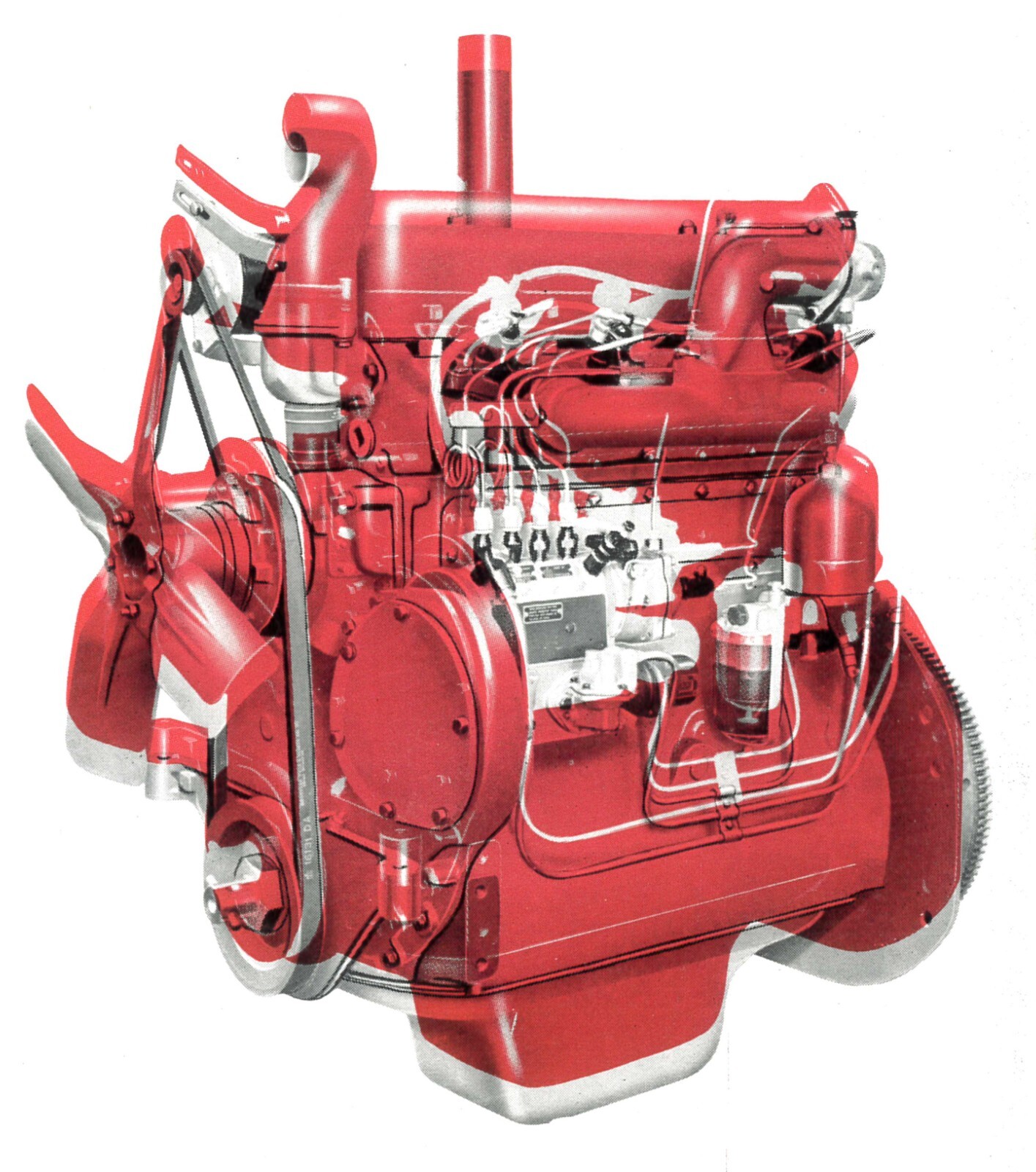 IH McCormick International Farmall B-450 Diesel Tractor Color Brochure ...