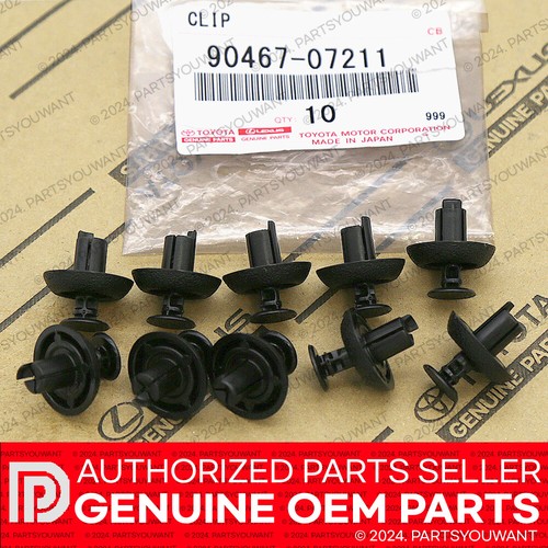 GENUINE Toyota Lexus OEM New Engine Cover Grille Clips 90467-07211 [Set ...