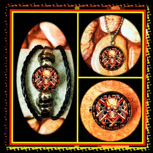 MEGADETH-KILLING BUSINESS 🎸SET OF THREE-BRACELET, NECKLACE, PIN | eBay