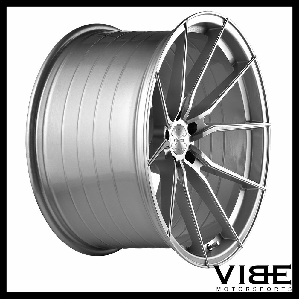 20" VERTINI RF1.2 FORGED SILVER CONCAVE WHEELS RIMS FITS BMW F30 320 ...