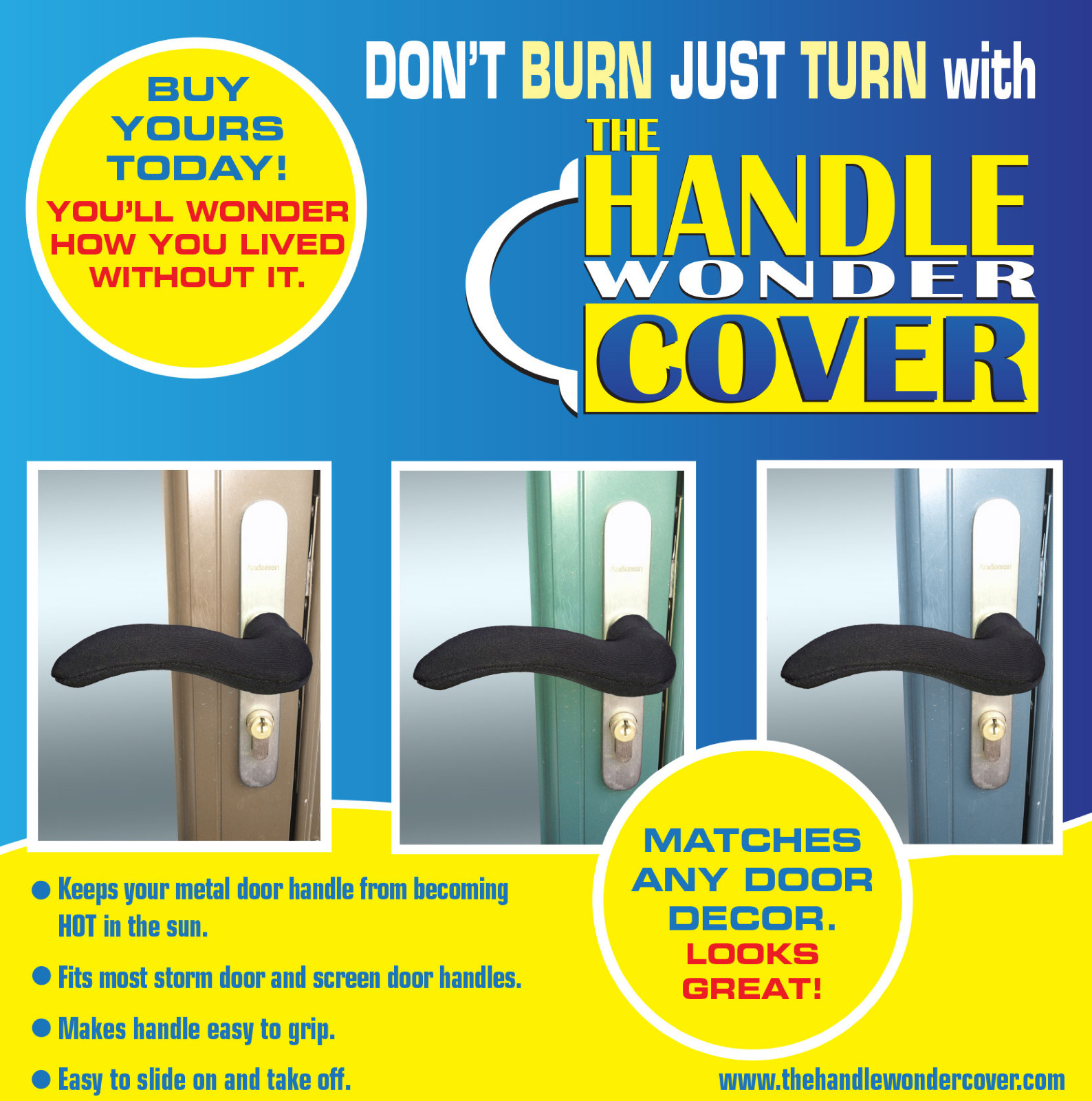 Door Handle Cover Tired Of Hot Door Handles The Handle Wonder Cover door-handle-cover-tired-of-hot-door-handles-the-handle-wonder-cover