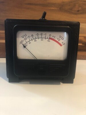 Vintage VU Meter Level Indicator mounted, in a 3D Printed Encloser. | eBay