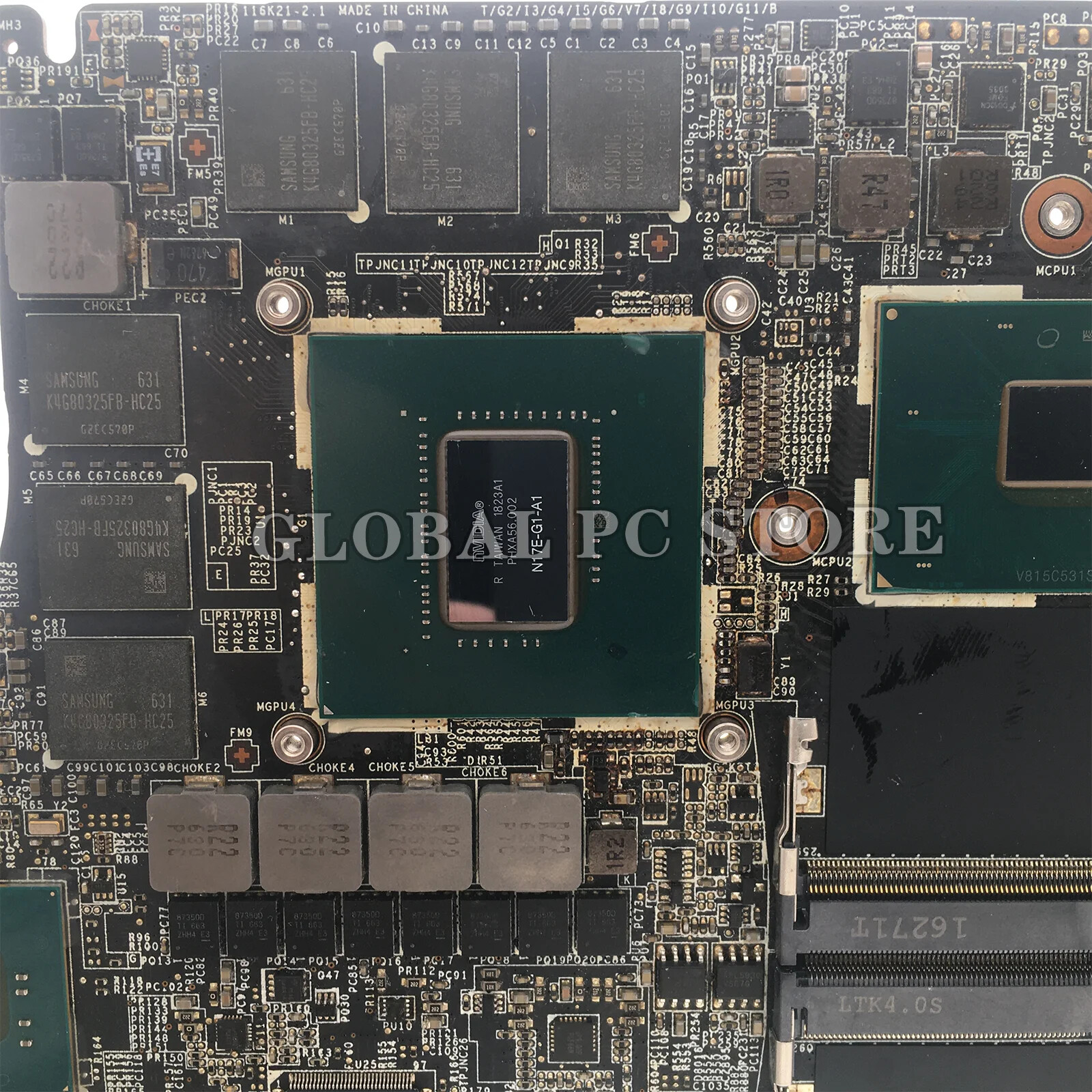 For MSI MS-16K21 MS-16K2 i5 i7 7th Gen GTX1060/V6G Laptop Motherboard ...