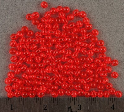 5mm 200 Count Round SALMON EGG Beads USA Fishing Tackle Free Shipping ...
