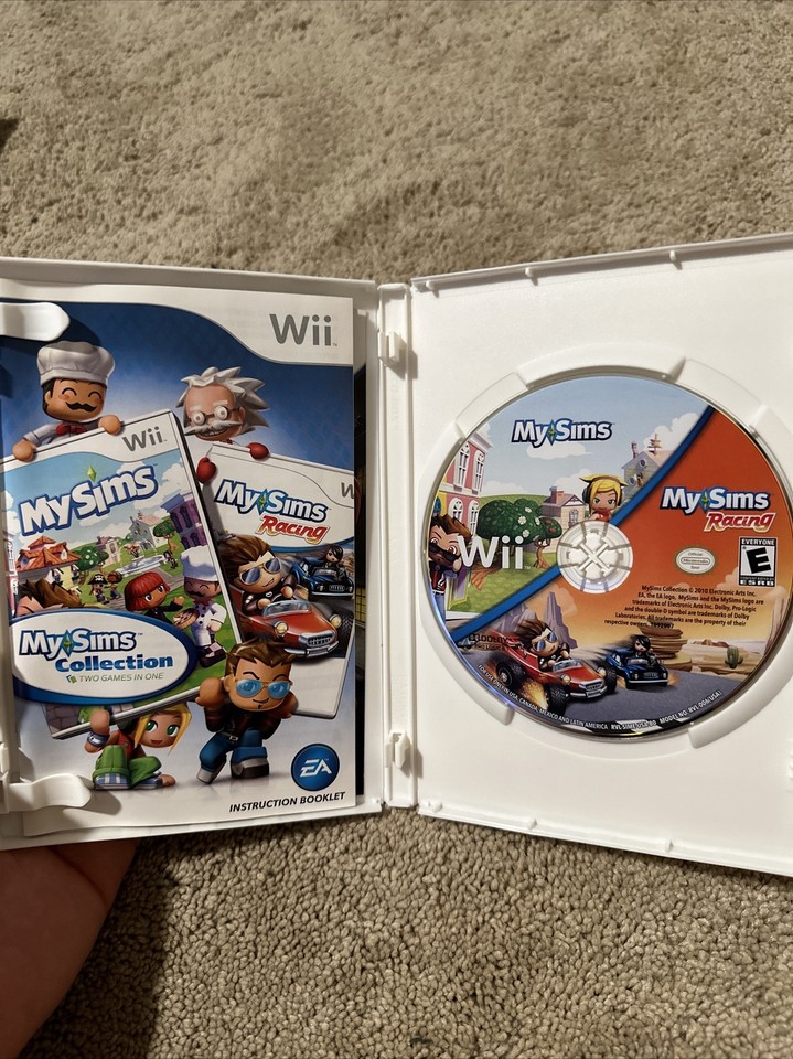 MySims Collection Nintendo Wii Two Games In One EA electronic arts ...