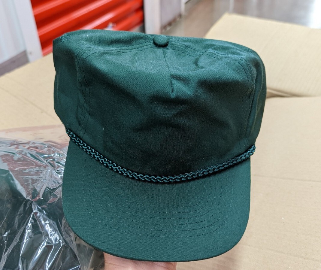 Vintage KC Deadstock Rope Trucker Hat Cap Green NOS 1… - Gem