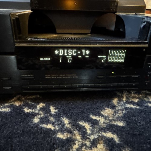 SONY CDP-CX100 100 Disc CD Automatic Changer Player No Remote Tested ...