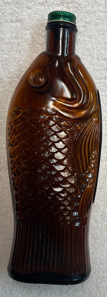 Dr Frisch’s Bitters Cod Liver Oil Amber Fish Bottle w original Cap | eBay