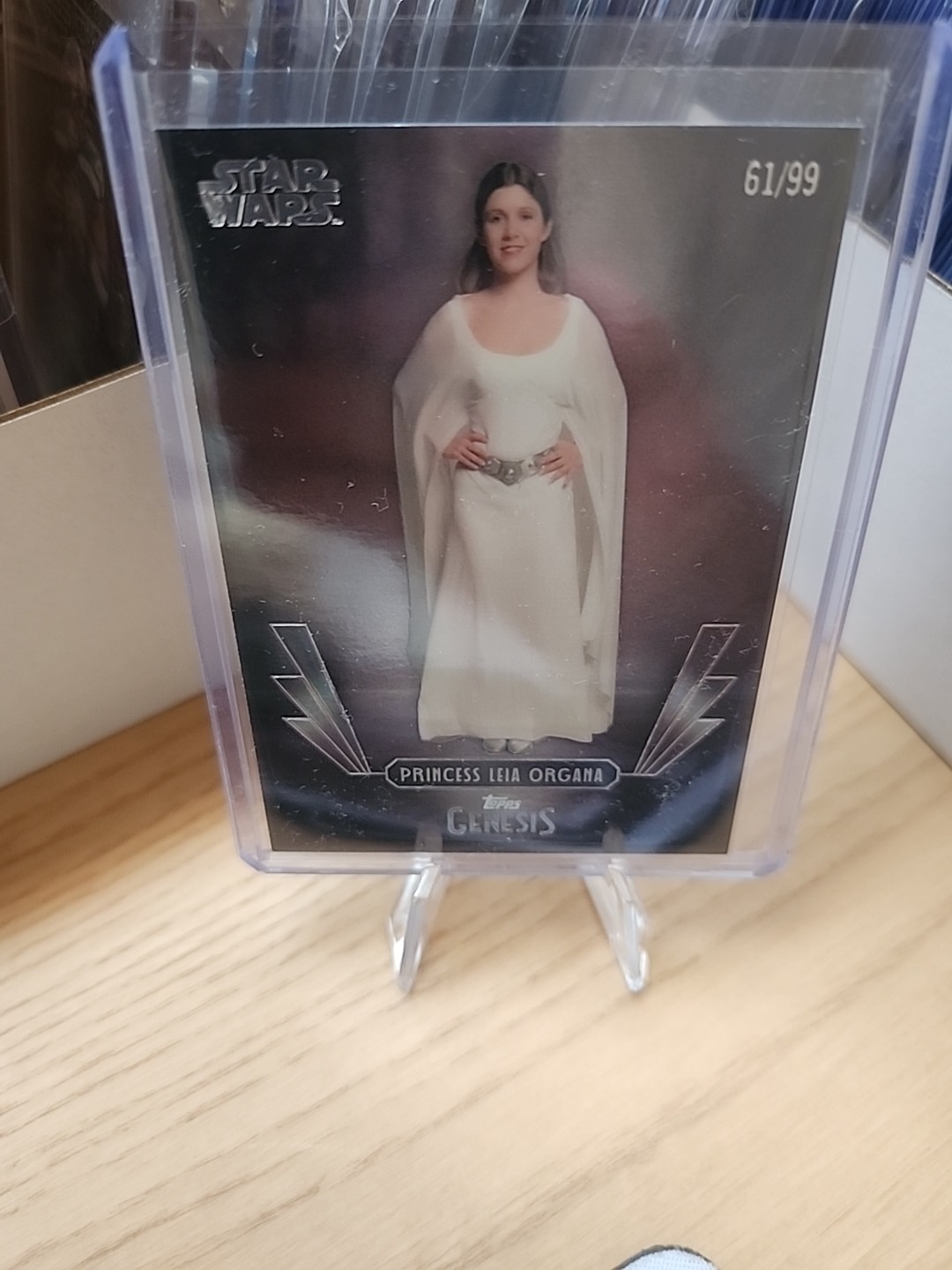 Princess Leia Organa 2025 Topps Disney Genesis #4 Orange Foil /25 Price ...