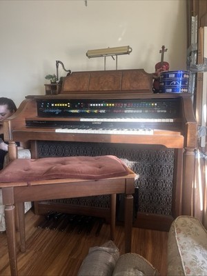 Vintage Lowrey Holiday With Magic Genie Electric Organ | eBay