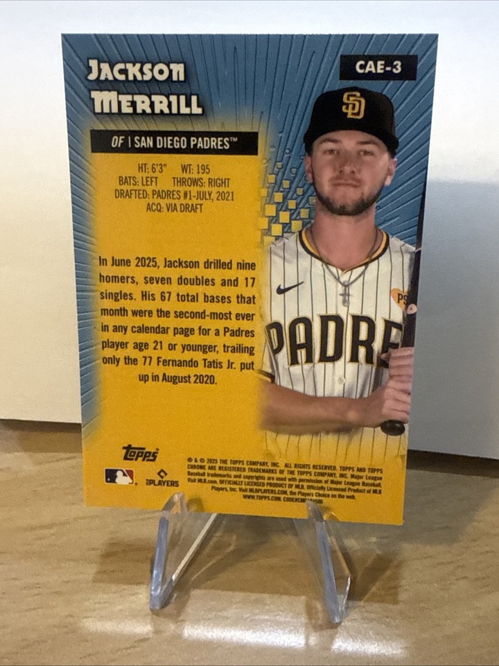 2025 Topps Chrome - All-Etch Jackson Merrill #CAE-3 | eBay