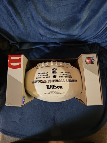 Wilson Nfl TJ Hockenson Autographed Football COA | eBay