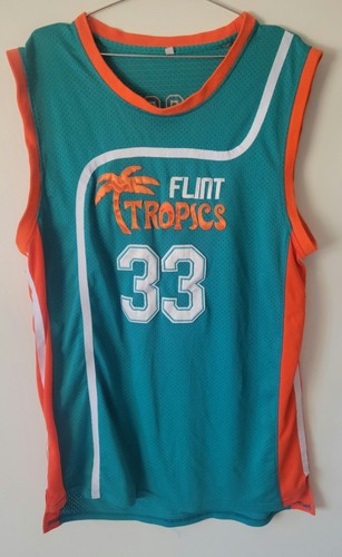 Jackie Moon #33 - Semi Pro Flint Tropics Basketball Jersey, XXXL, Men's ...